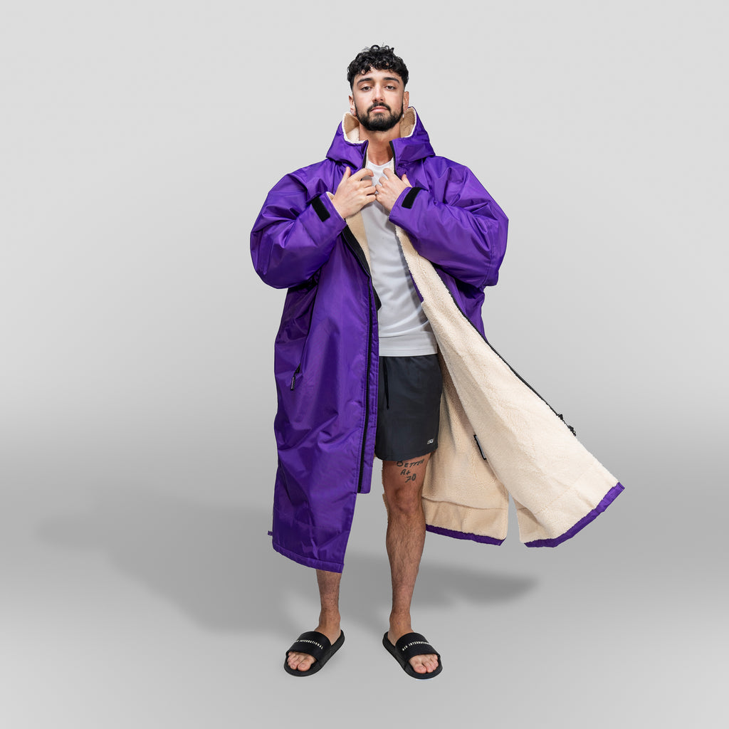 CosiRobe - Waterproof Dry Changing Robe - Electric Purple – Cosimac